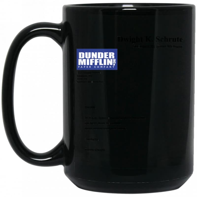 Dwight K. Schrute - Dunder Mifflin Paper Company Mug - 0sTees