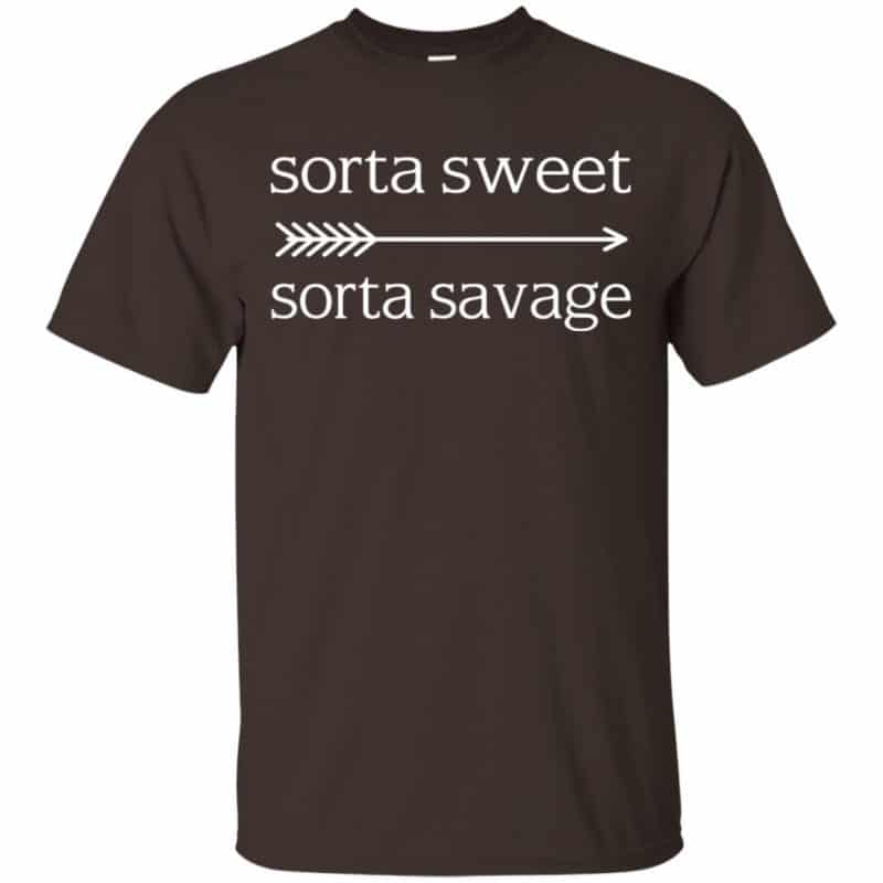 Sorta Sweet Sorta Savage - Gangster Shirt, Hoodie, Tank - 0sTees