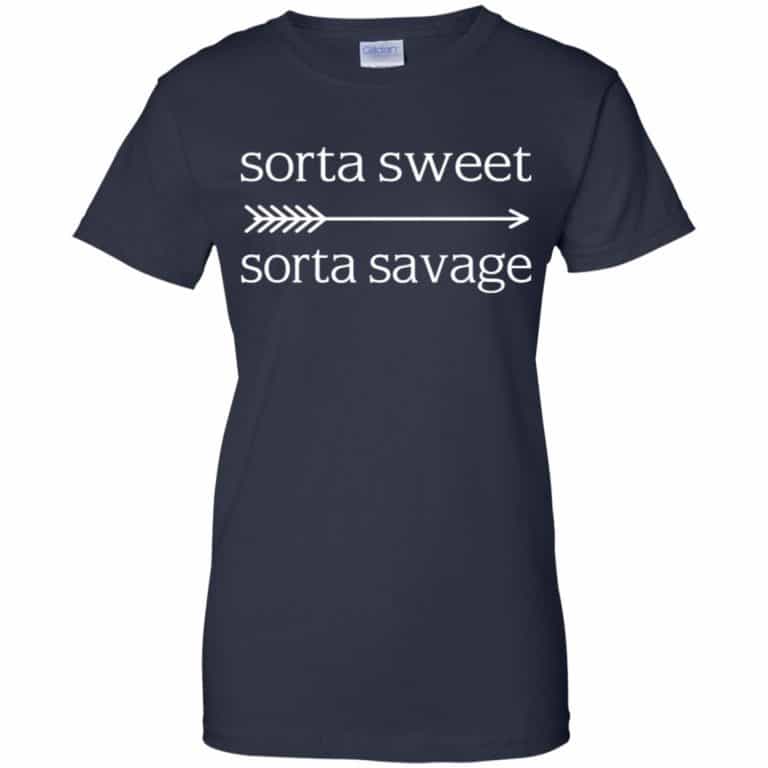 Sorta Sweet Sorta Savage - Gangster Shirt, Hoodie, Tank - 0sTees