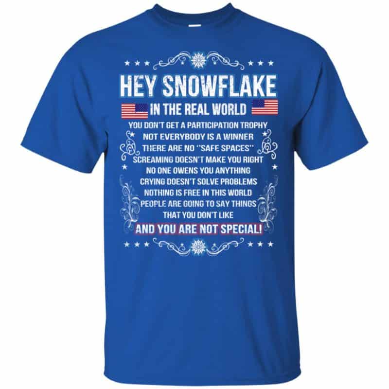 Hey Snowflake In The Real World Shirt, Hoodie - 0sTees