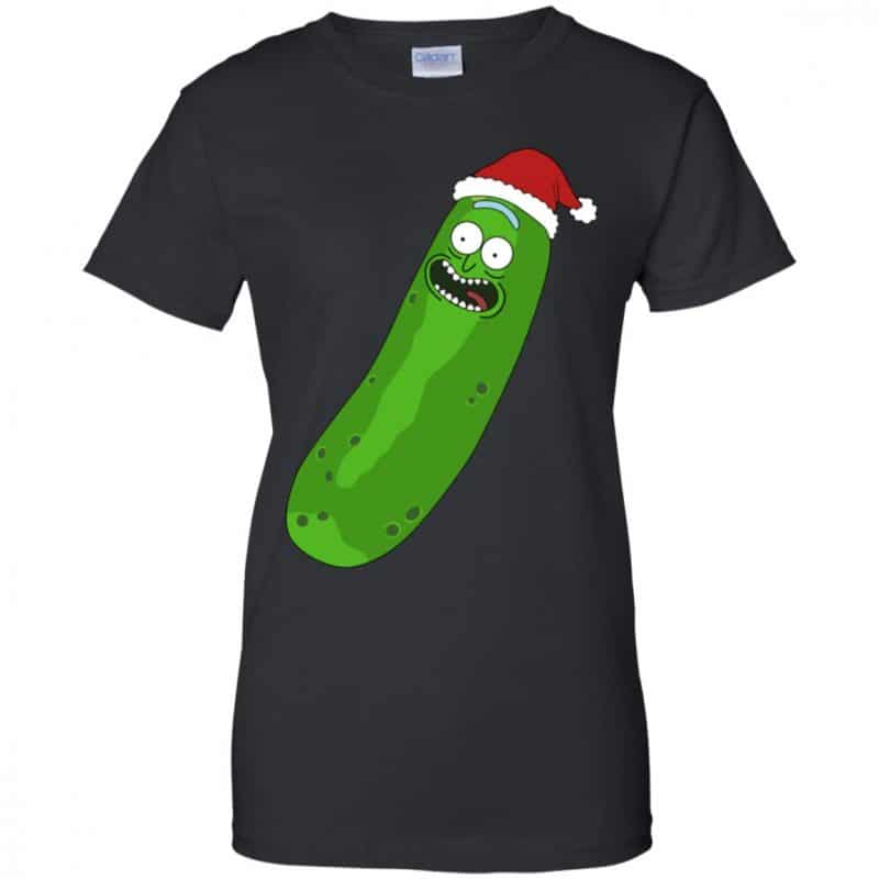 Rick And Morty: Pickle Rick Christmas Santa Hat T-Shirts | 0sTees