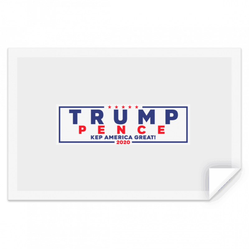 Official Trump-Pence 2020 Bumper Sticker - 0sTees