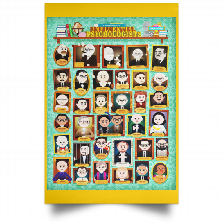 CrashCourse Psychology Poster - 0sTees