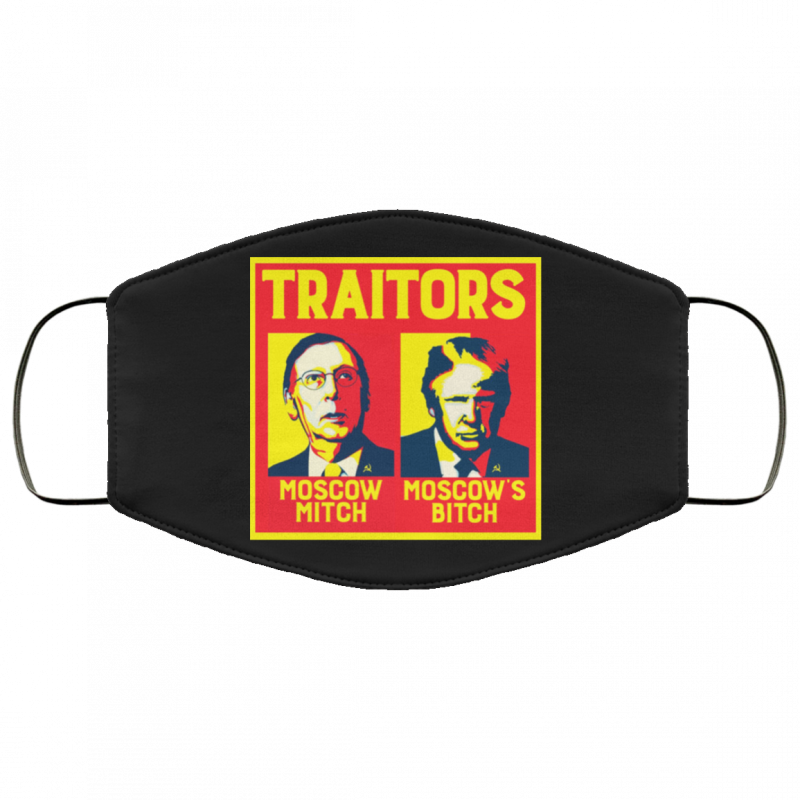 Traitors Ditch Moscow Mitch Face Mask | 0sTees