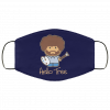 Hello Tree Bob Ross Face Mask | 0sTees