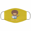 Hello Tree Bob Ross Face Mask | 0sTees