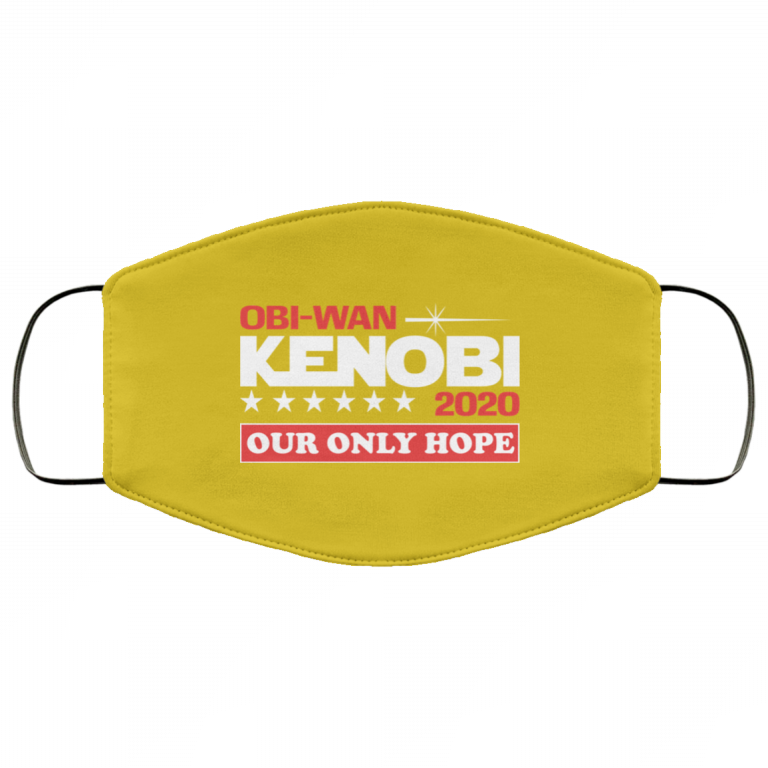 Obi-Wan Kenobi 2020 Our Only Hope Face Mask - 0sTees