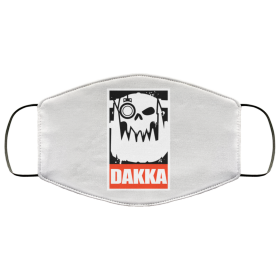 Orks Dakka Tabletop Wargaming and Miniatures Addict Face Mask | 0sTees