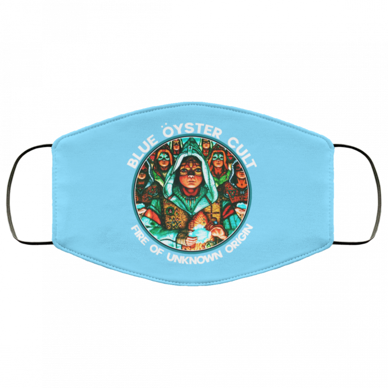 Blue Öyster Cult Fire Of Unknown Origin Face Mask - 0sTees