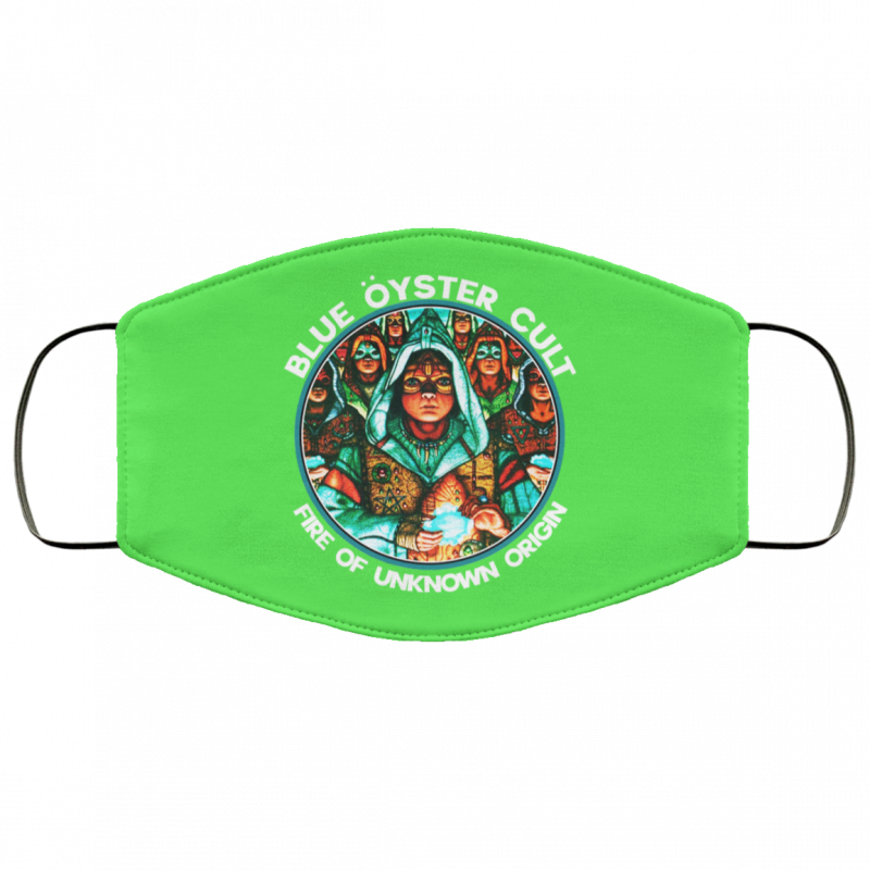 Blue Öyster Cult Fire Of Unknown Origin Face Mask | 0sTees