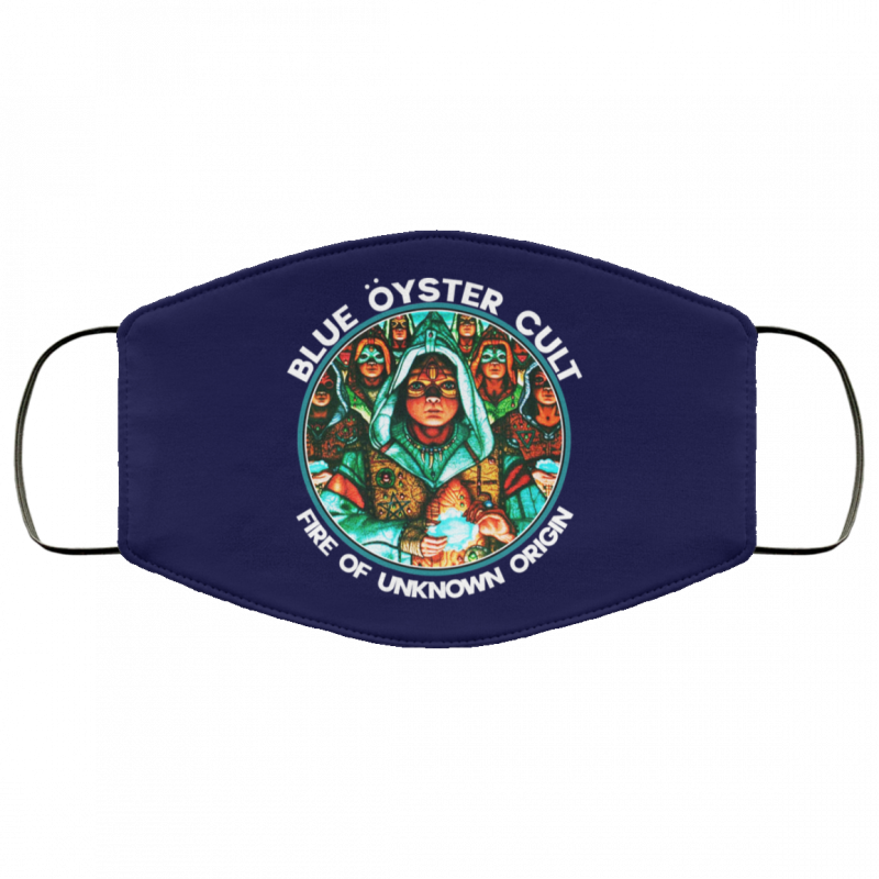 Blue Öyster Cult Fire Of Unknown Origin Face Mask | 0sTees