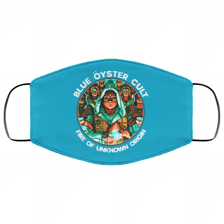 Blue Öyster Cult Fire Of Unknown Origin Face Mask | 0sTees