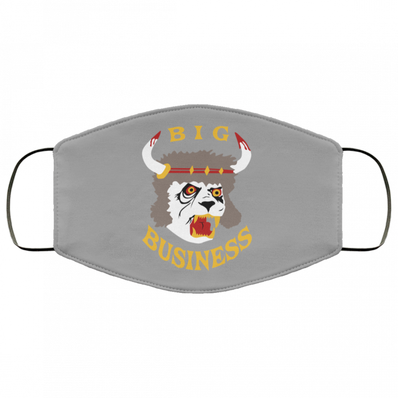 Big Business Official Merch Horns Face Mask - 0sTees