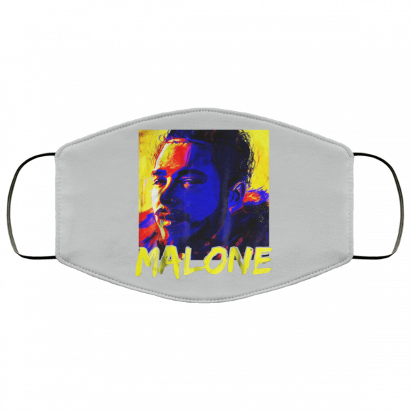 Malone Vintage Rapper Post Malone Face Mask - 0sTees