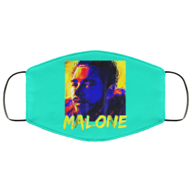 Malone Vintage Rapper Post Malone Face Mask - 0sTees