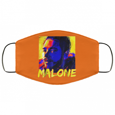 Malone Vintage Rapper Post Malone Face Mask | 0sTees