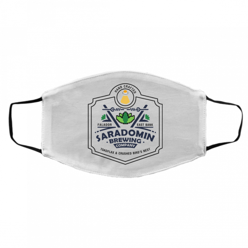 Saradomin Brewing Company OSRS Face Mask - 0sTees