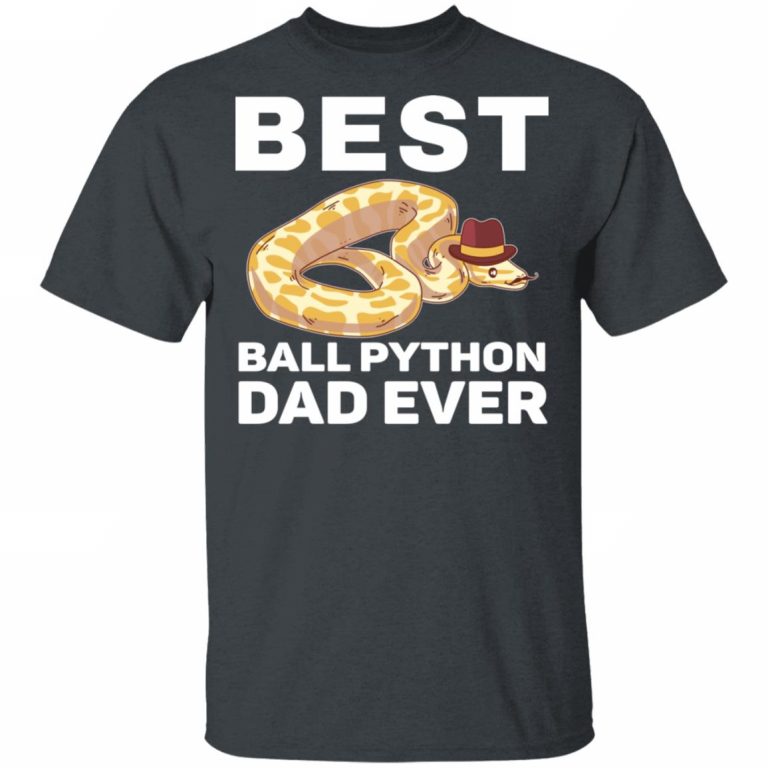 Best Ball Python Dad Beard Mustache Pet Snake Shirt - 0sTees