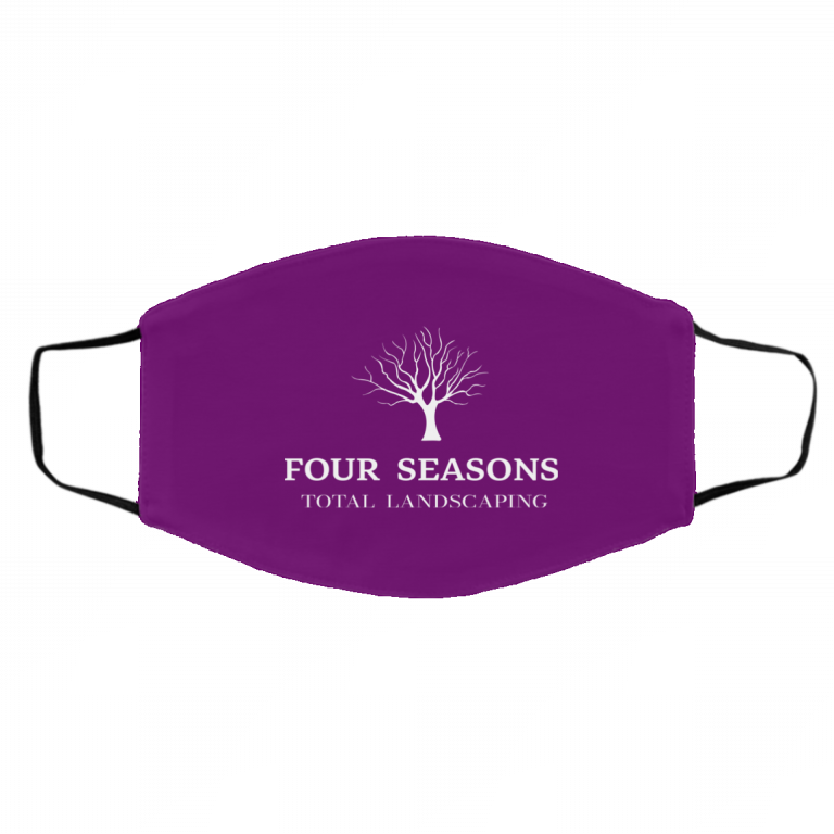 Four Seasons Total Landscaping Face Mask - 0sTees