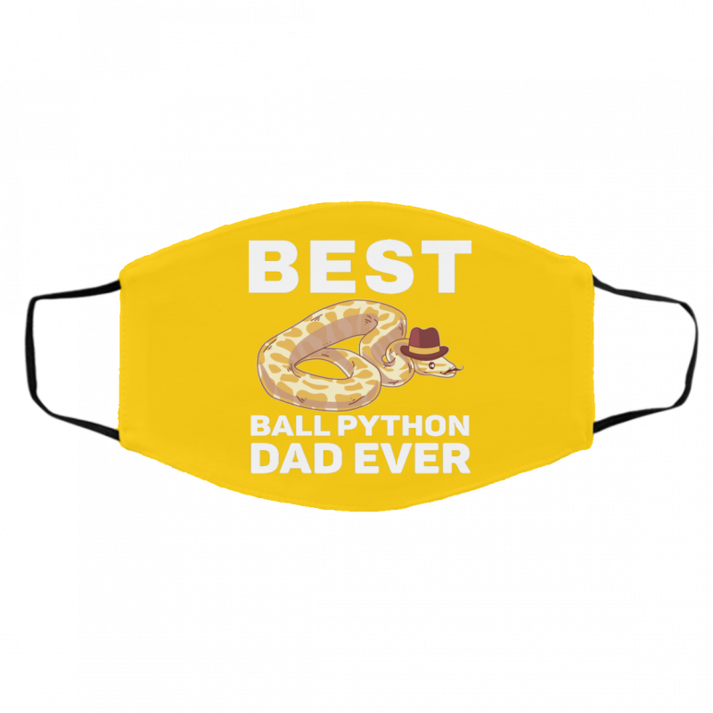 Best Ball Python Dad Beard Mustache Pet Snake Face Mask - 0sTees