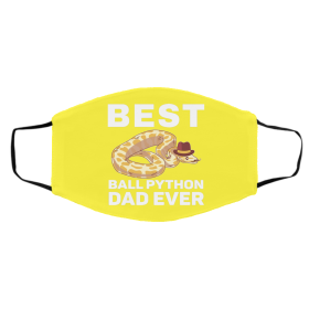 Best Ball Python Dad Beard Mustache Pet Snake Face Mask - 0sTees
