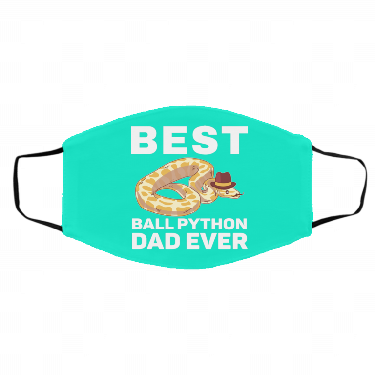 Best Ball Python Dad Beard Mustache Pet Snake Face Mask - 0sTees