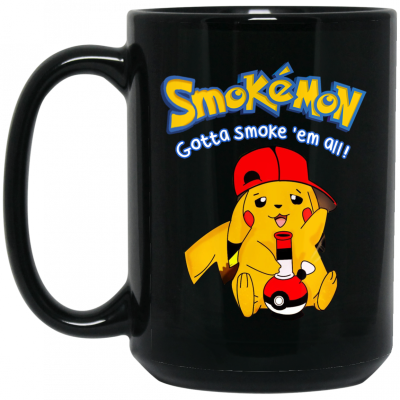 Smokemon Gotta Smoke 'Em All Mug - 0sTees
