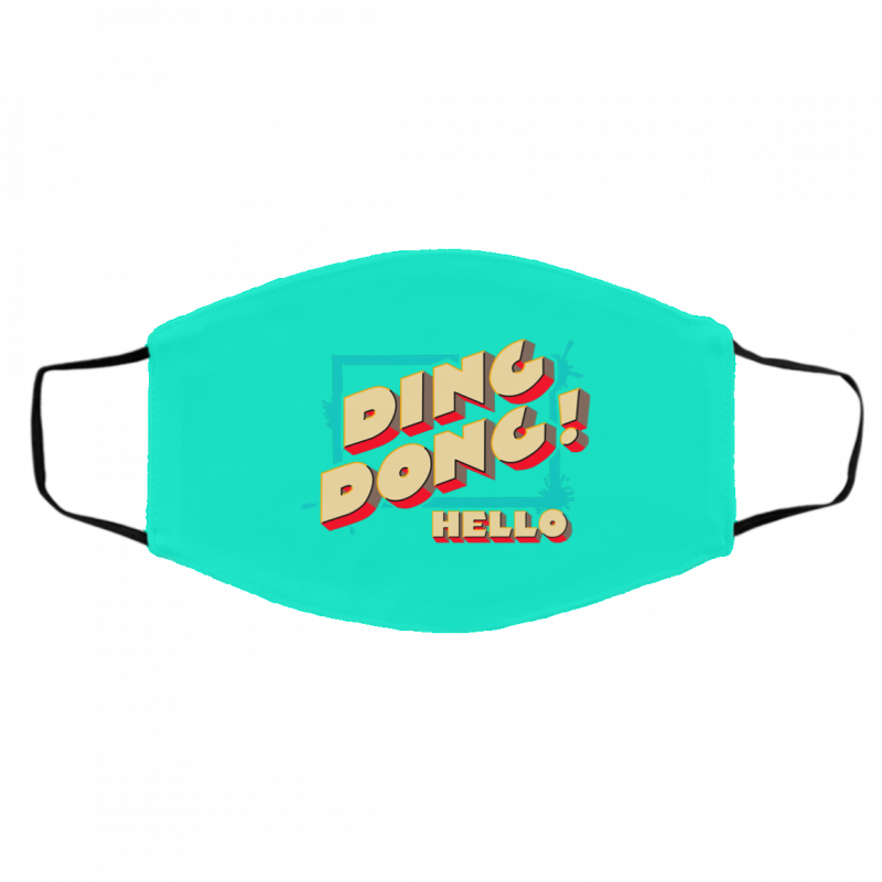Ding Dong Hello Bayley Face Mask - 0sTees