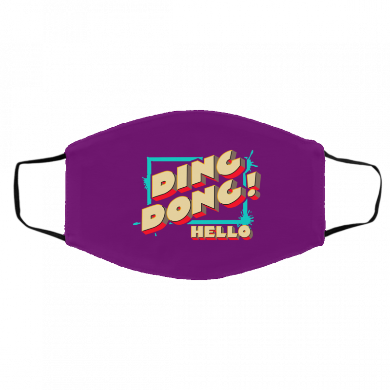 Ding Dong Hello Bayley Face Mask - 0sTees