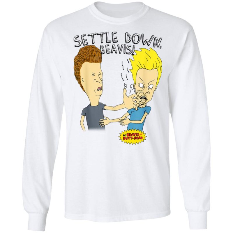 Beavis And Butt-Head Settle Down Beavis Shirt - 0sTees