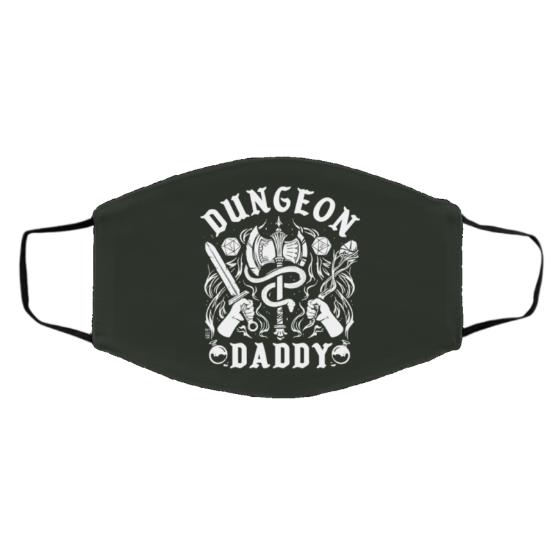 Dungeon Daddy Dungeon Master Face Mask - 0sTees