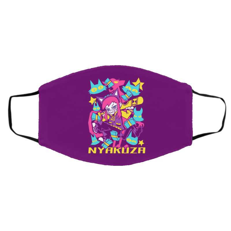 A Hat in Time Nyakuza Metro Long Face Mask - 0sTees