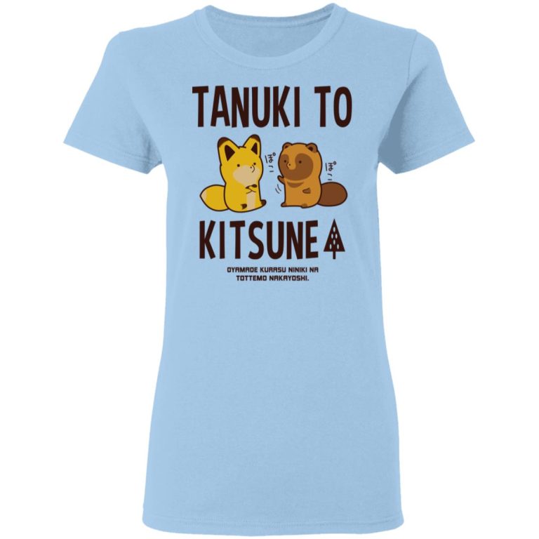 Tanuki To Kitsune Shirt, Hoodie, Tank | 0sTees