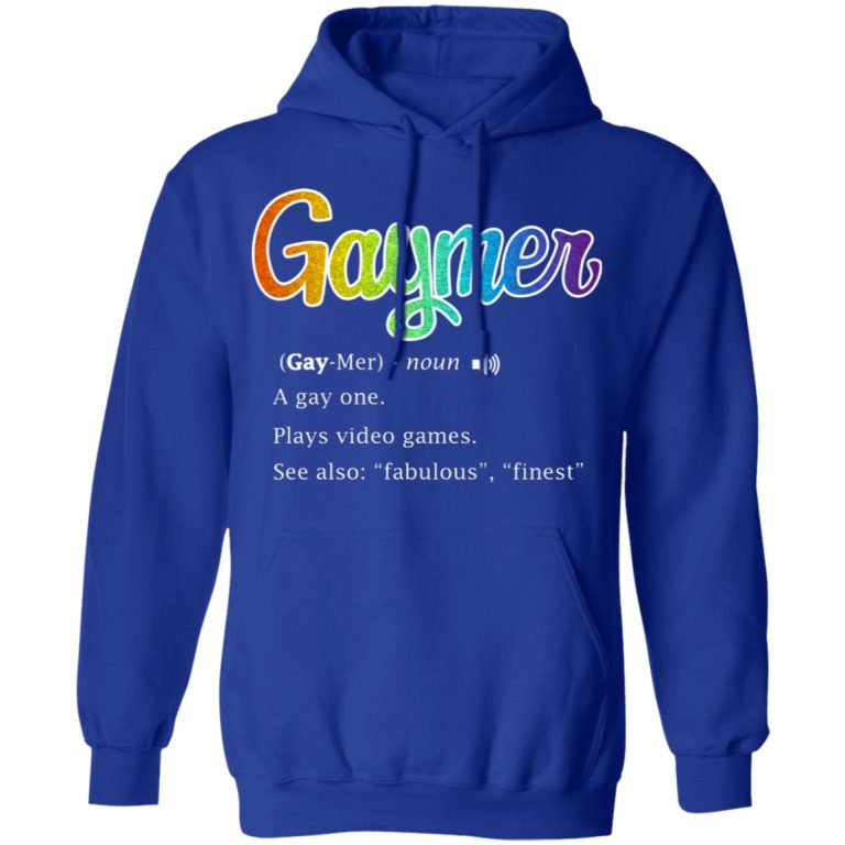 Gaymer Gaymer Noun A Gay One Plays Video Games Shirt, Hoodie, Tank | 0sTees