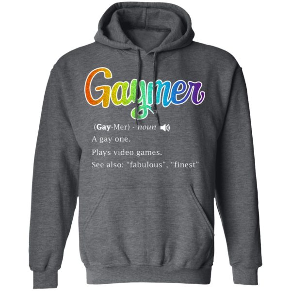 Gaymer Gaymer Noun A Gay One Plays Video Games Shirt, Hoodie, Tank | 0sTees