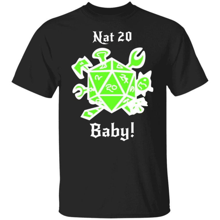 Nat 20 Baby Shirt, Hoodie, Tank - 0sTees